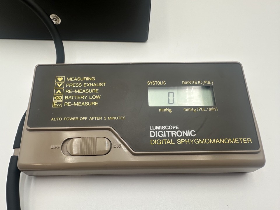 Lumiscope Digitronic Blood Pressure Monitor Digital Sphygmomanometer ...