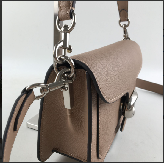 COACH 73995 Tabby 26 Shoulder Bag Brown Dark stone Leather Crossbody ...