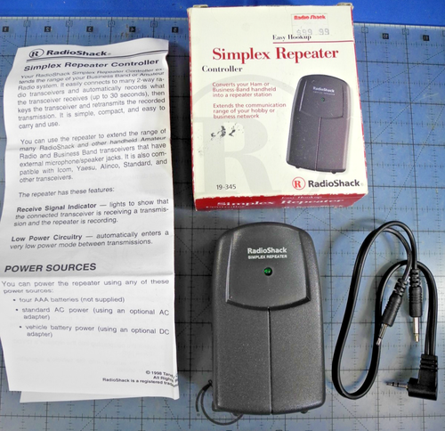 Radio Shack 19-345 Simplex Repeater Controller Ham Radio In Box w ...