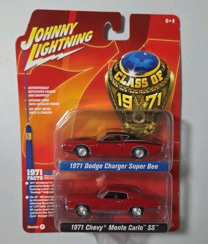 Johnny Lightning Class of 1971 Dodge Charger Super Bee & Chevy Monte ...