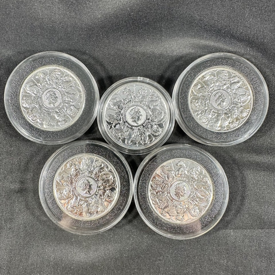 2021 Queen's Beast Coin 2 oz .9999 Fine Silver Coin The Completer Lot ...