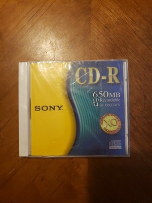 Sony CD-R CD Recordable 650MB 74min Compact Disc CDQ-74CN Sealed | eBay