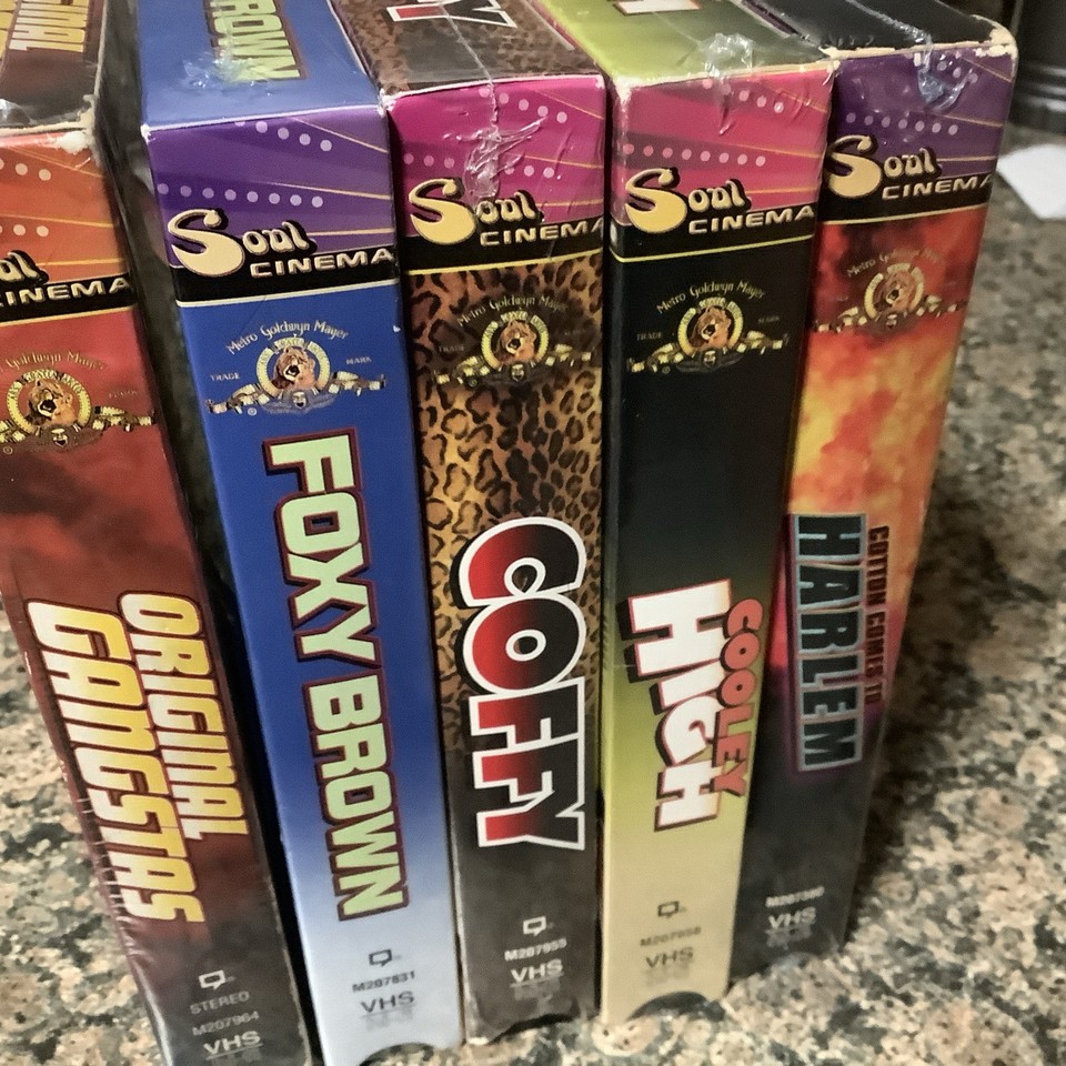 VHS Lot Of 5 Diff. Soul Cinema Pam Grier Coffey Foxy Brown Original ...