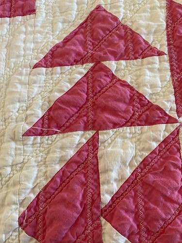 Antique Handmade Shoo Fly Pinwheel Patchwork Quilt 73” X 67 Excellent ...