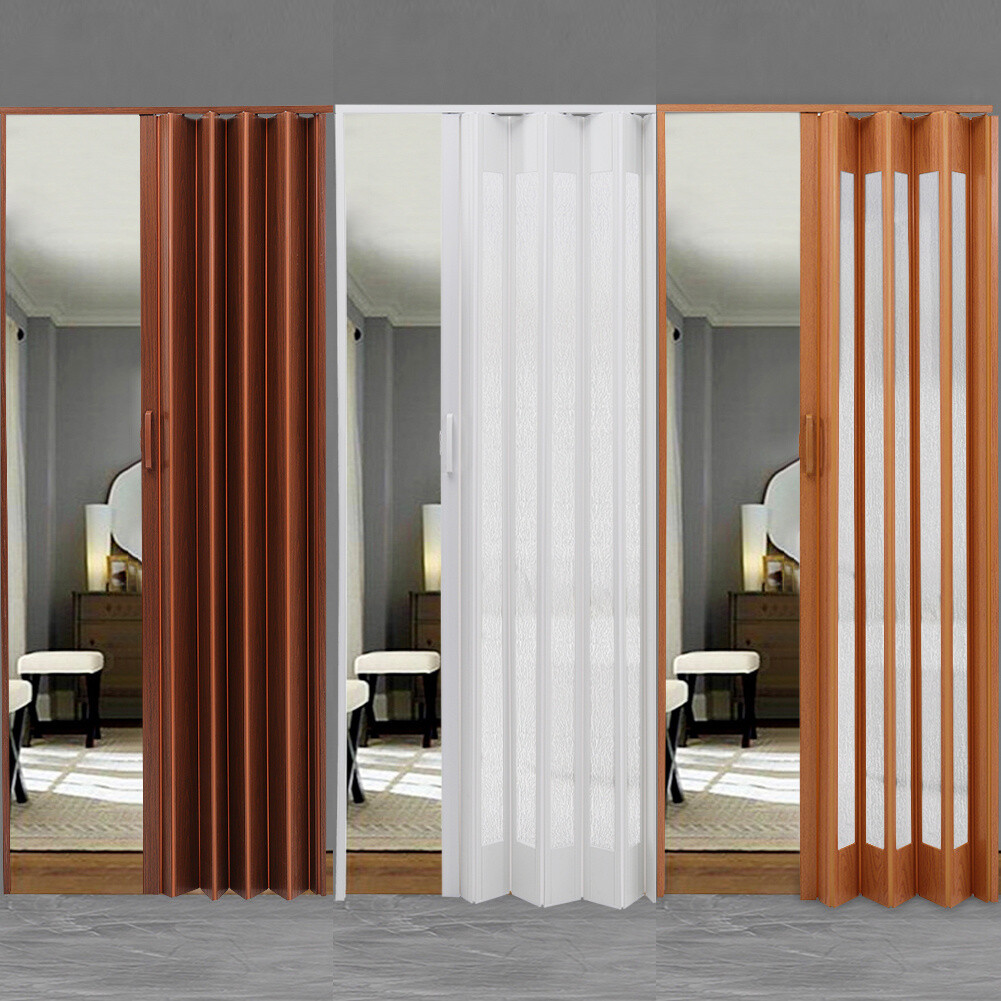 Internal PVC Folding Sliding Door Washablel Panel Divider Modern ...