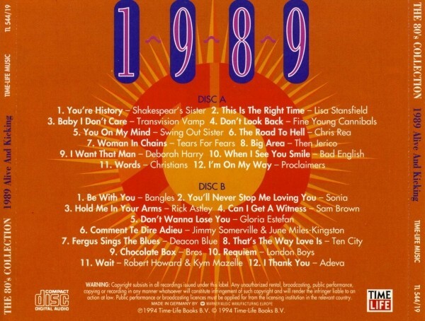 Rare 45 TIME LIFE CD Set The 80s Eighties Collection ALIVE & KICKING ...