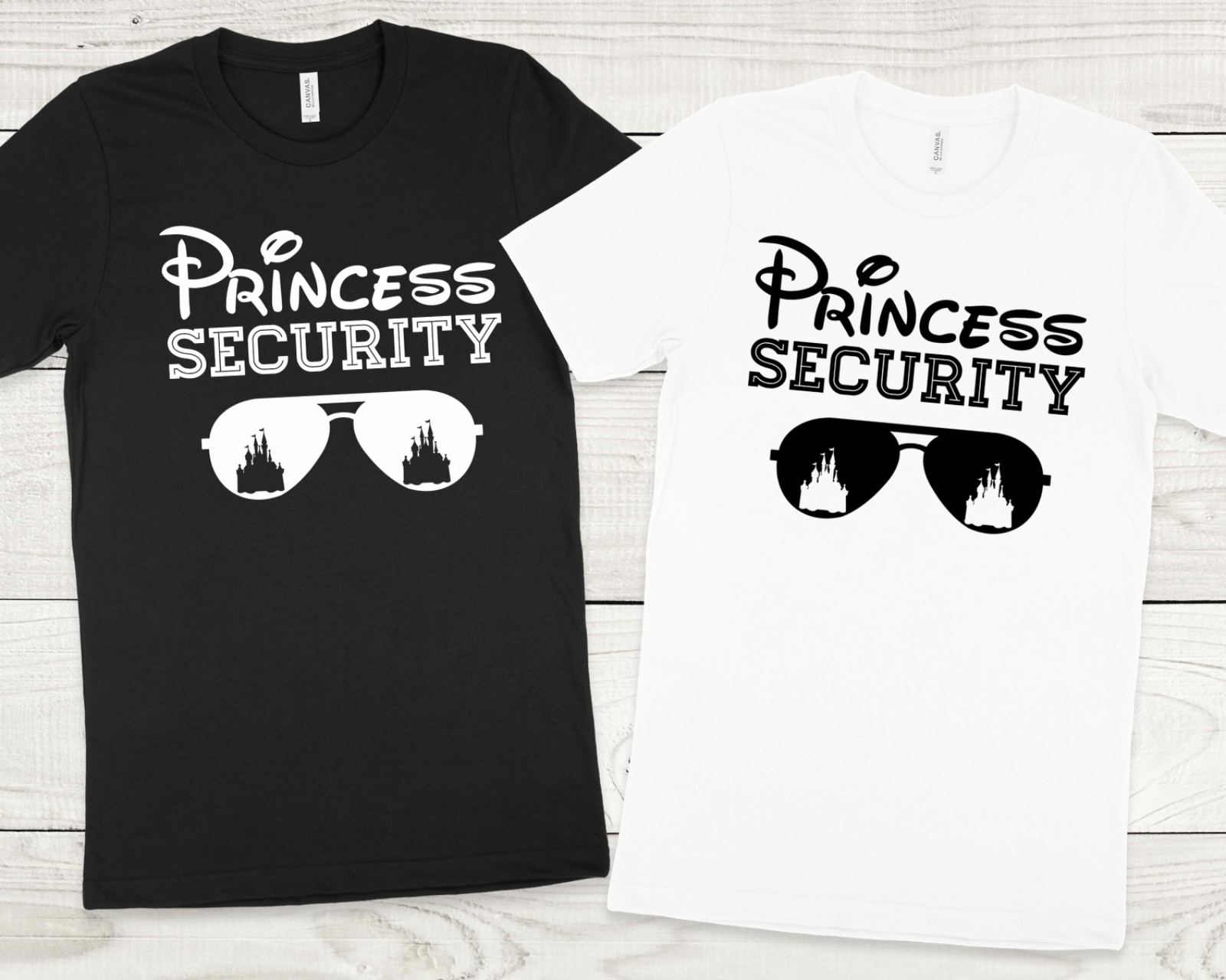 Disney Princess SECURITY with castle sunglasses Iron on Transfer | eBay