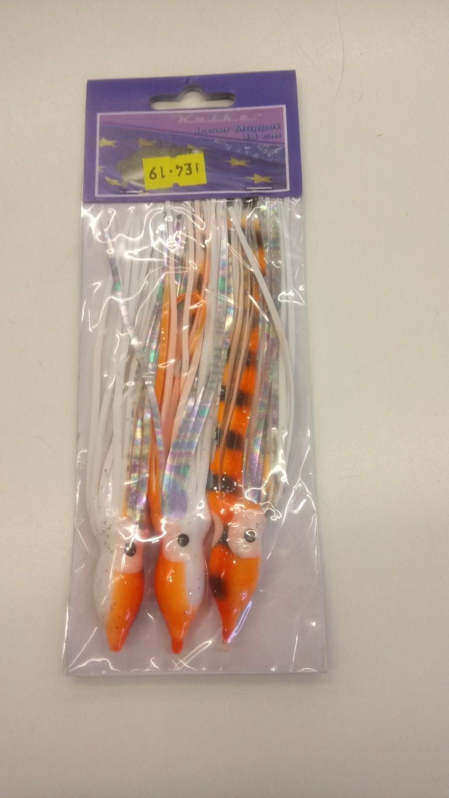 LASER SQUID MUPPETS 14CM SEA BOAT WRECK FISHING COD LING POLLACK BASS ...