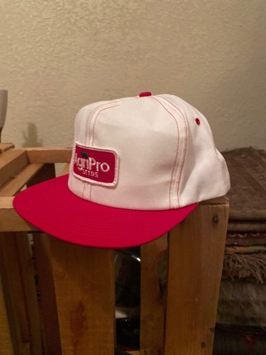 Vintage AgriPro Seeds Patch Snapback Trucker Hat K Products Made in USA ...