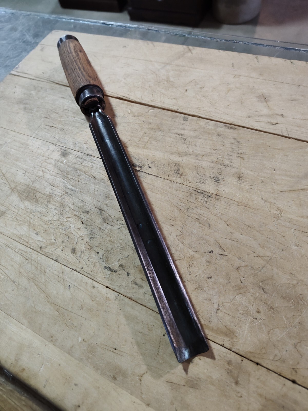 Early Unmarked 1" Pattern makers carving chisel Millwright Timber | eBay