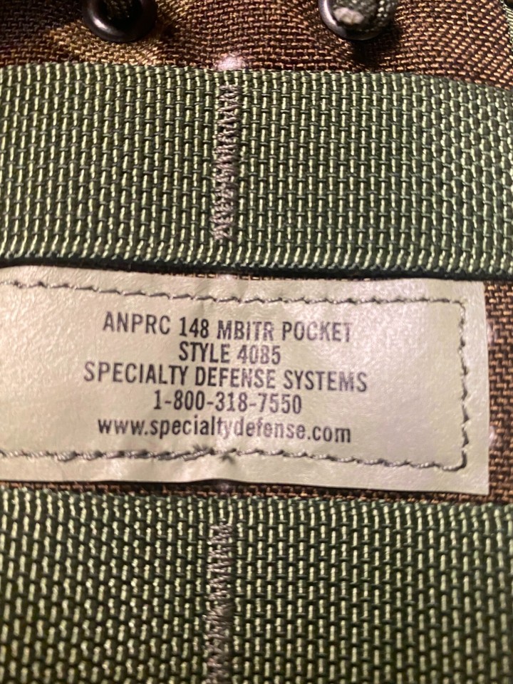 New Woodland ANPRC 148 MBITR Pocket - Style 4085 | eBay