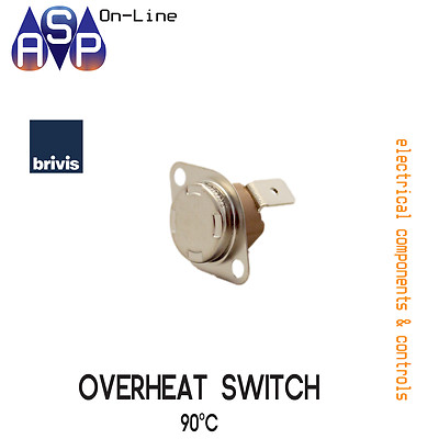 BRIVIS 90° Deg OVERHEAT SWITCH FOR DUCTED HEATERS - PART# B009361 ...