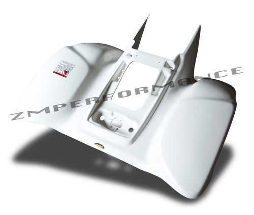 NEW HONDA TRX 400EX 99 - 07 WHITE REAR FENDER PLASTIC TRX400EX PLASTICS ...