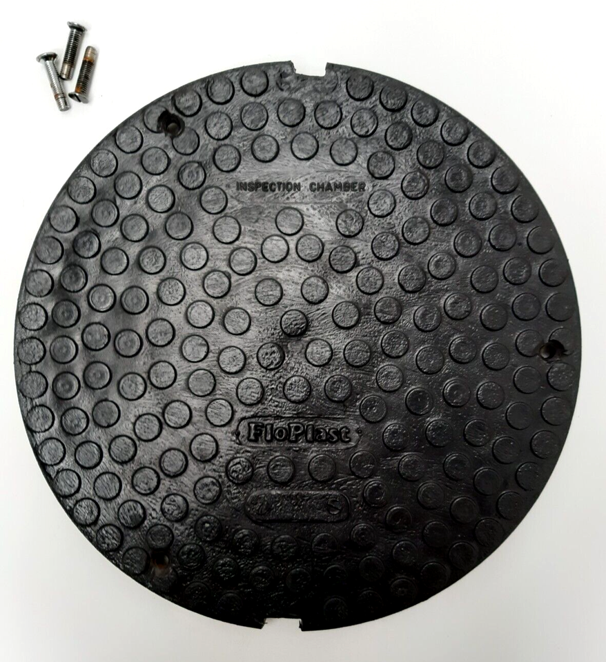 FloPlast D831 Replacement Screw Down Cover Only Manhole Round Drain ...
