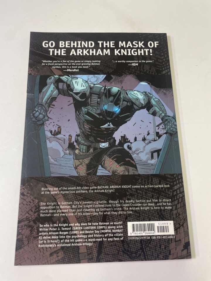Batman Arkham Knight Genesis TPB Softcover, First Print 2016 Condition ...