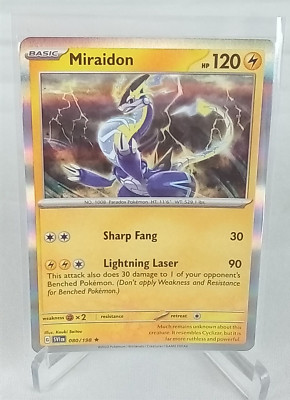 Miraidon 80/198 Scarlet & Violet Holo Rare Pokémon Card 2023 | eBay
