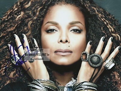 JANET JACKSON 8 x10" Autographed Hand Signed Photo 7658 | eBay UK