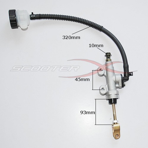 ScooterX Replacement Rear Hydraulic Brake & Reservoir for Mini Chopper ...