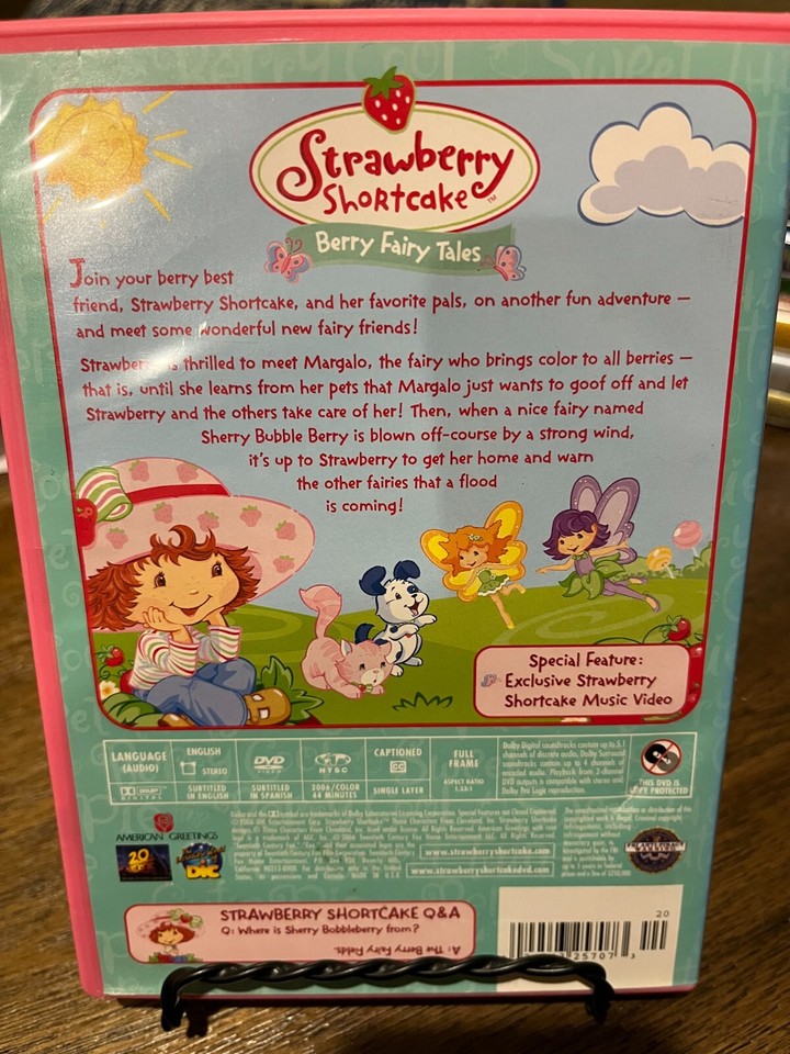 Lot of 3 Childrens DVDs- Dora the Explorer, Strawberry Shortcake, My ...