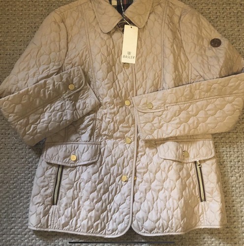 Basler Women’s Light Quilted Jacket, Sand Color, European Size 46 (US ...
