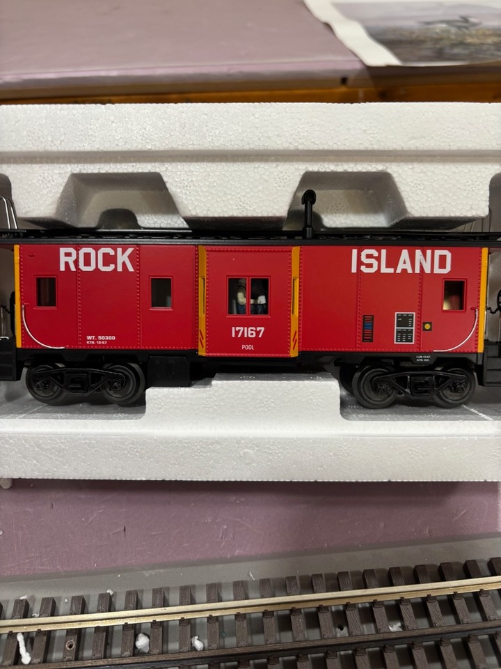 MTH Premier Rock Island Bay Window Caboose 20-91785 | eBay