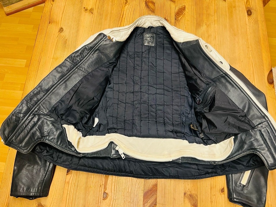 sehr coole orig. 80er Jahre HEIN GERICKE Motorrad-Lederjacke M Bobber ...