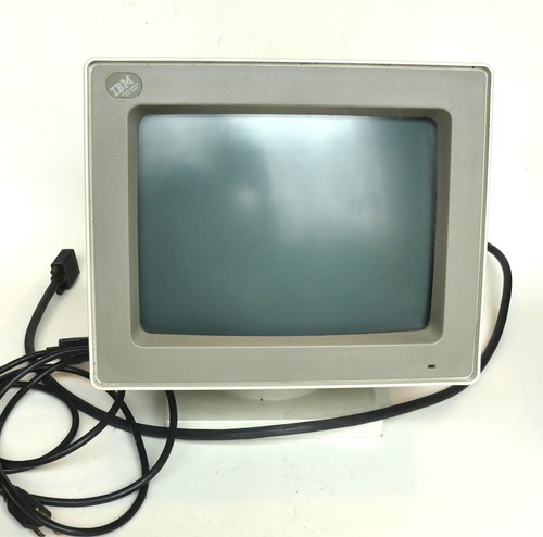 Tested Working Vintage IBM PS/2 PS2 VGA Color 12 Inch CRT Monitor 8513 ...