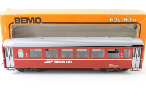 HOm Bemo RhB B2453 2nd Class Passenger Coach Car 3261 | eBay
