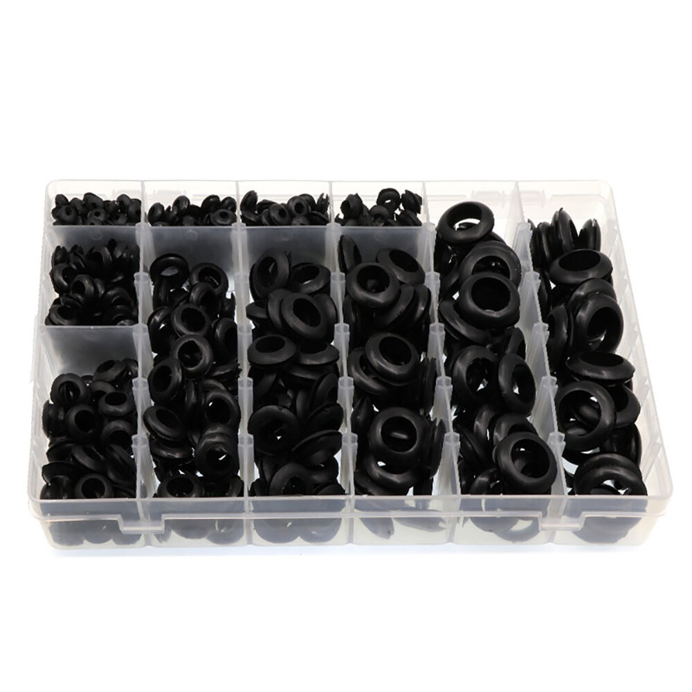 200PCS Open Wire Grommets Rubber Grommet Gromet Blind Plug Bung Bungs ...