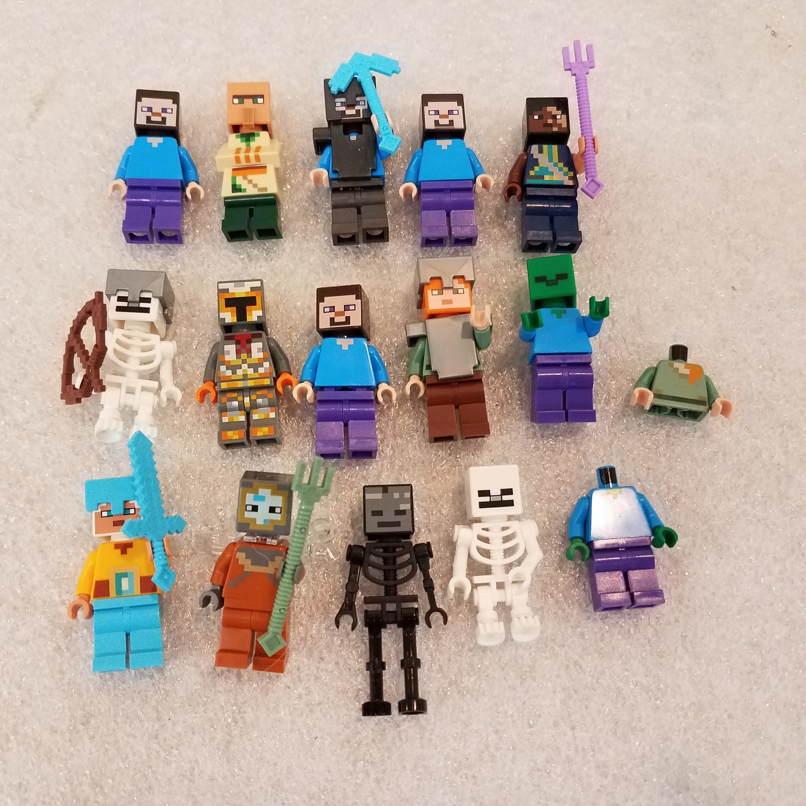 (#51) Lego Mini Figures Lot Minecraft | eBay