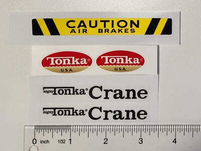 Mighty Tonka Crane Sticker Set 1970 To 1973 | eBay