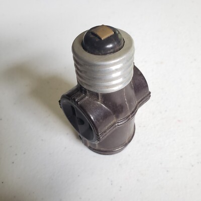 Vintage M Brown Bakelite 660W 125V Light Bulb Plug Adapter | eBay