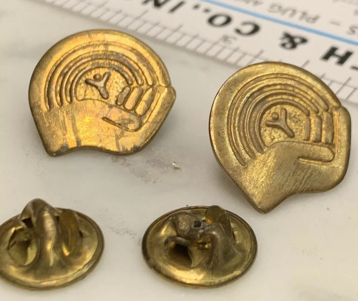 YMCA Pin Vintage, Set of Two Vintage Pins - A/88/TW - Nice Stamping on ...