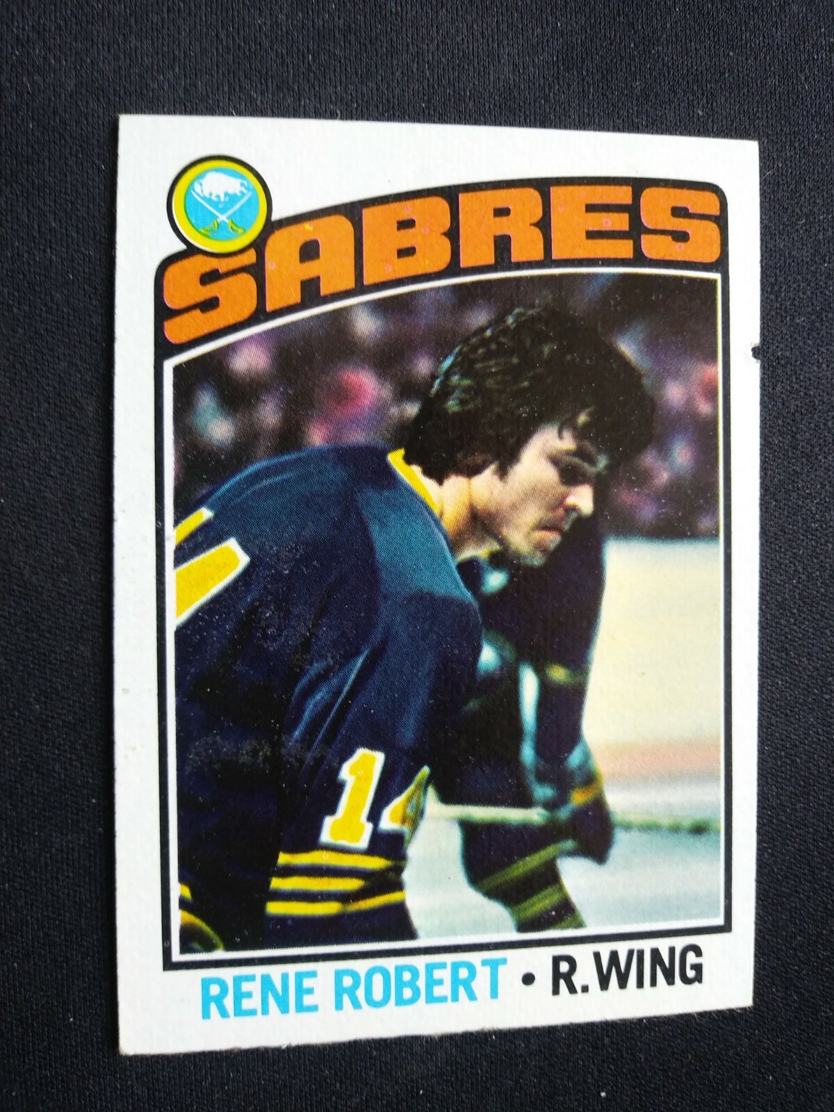 1976-77 Topps Hockey Card # 42 Rene Robert - Buffalo Sabres (EX) | eBay