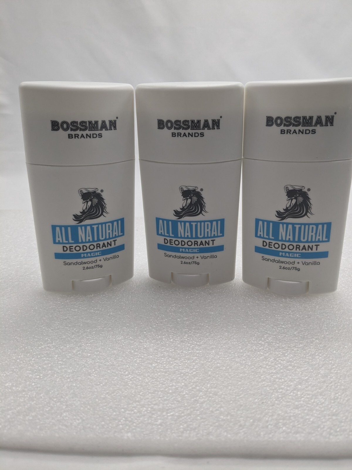 Bossman Brands All Natural Deodorant for Men Scent: Magic 3 Pack | eBay