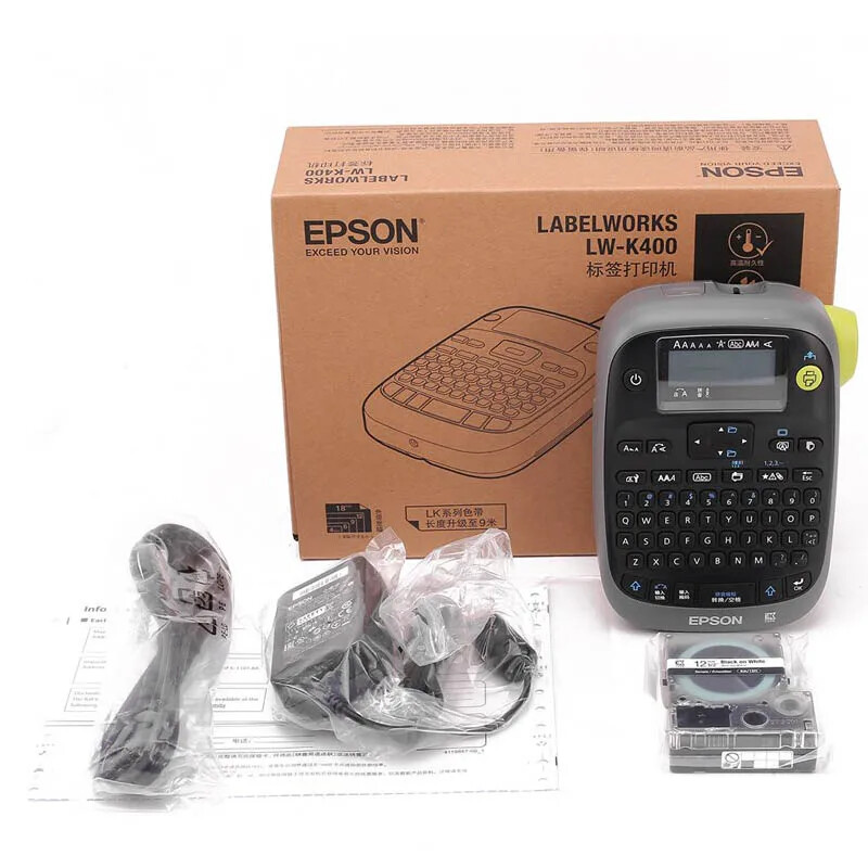 Label Printer LW K400L Portable Handheld Self-adhesive Cable Labeller ...