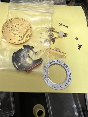 ETA 255.441 PROJECT UNUSED Movement Parts with CIRCUIT BOARD Genuine ...