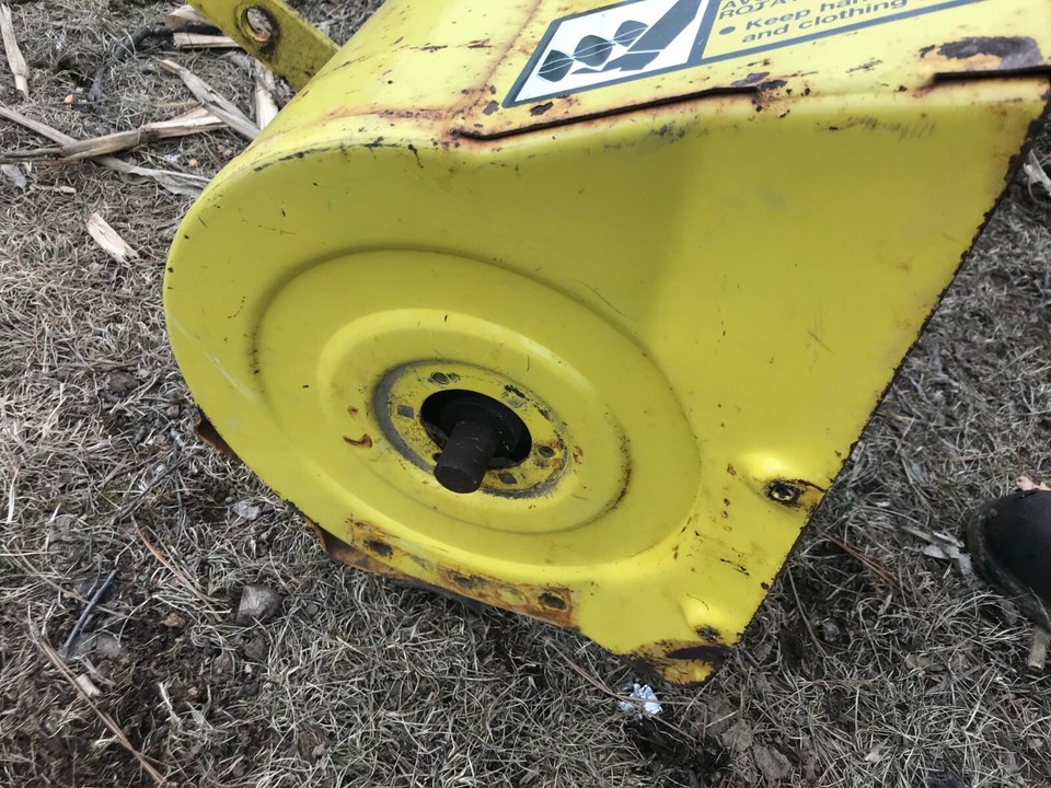 John Deere 49 Snow Blower Thrower Housing Auger Shaft Shroud 316 318 ...