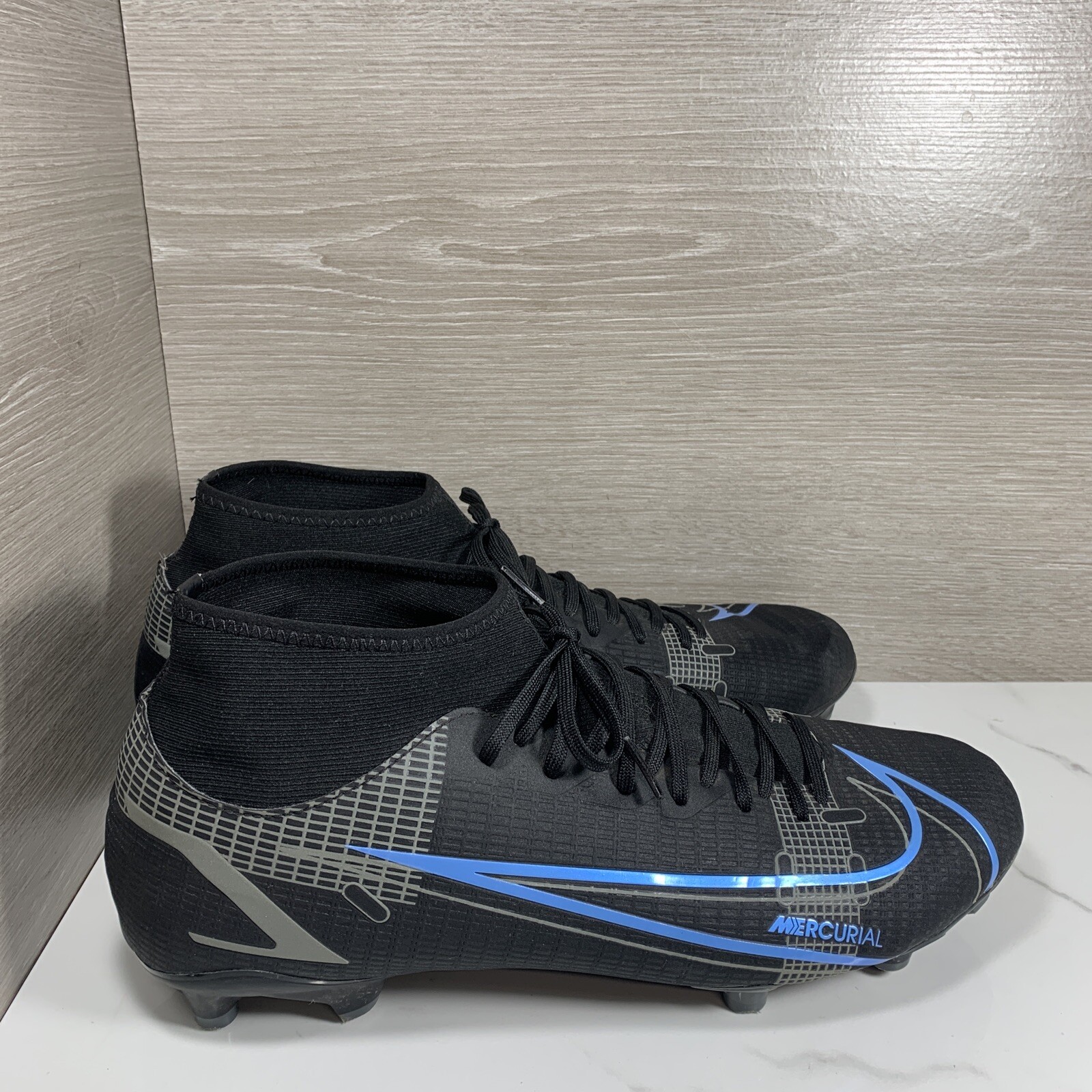 Nike Mens Mercurial Superfly 8 Elite ACC Cleats Black… - Gem