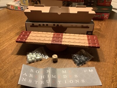 Rock Me Archimedes Wooden Balancing Marbles STEM Learning Strategy Game ...