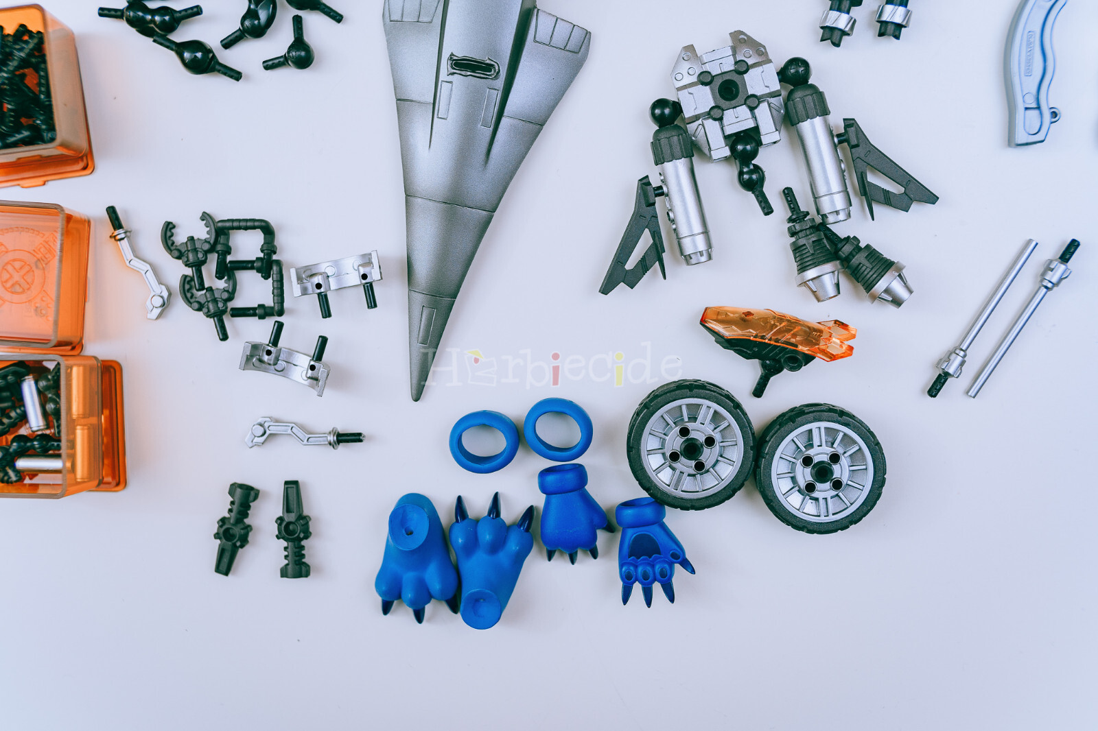 *AS IS* Kaiyodo Revoltech Assemble Borg Evangelion Shield joints pliers ...