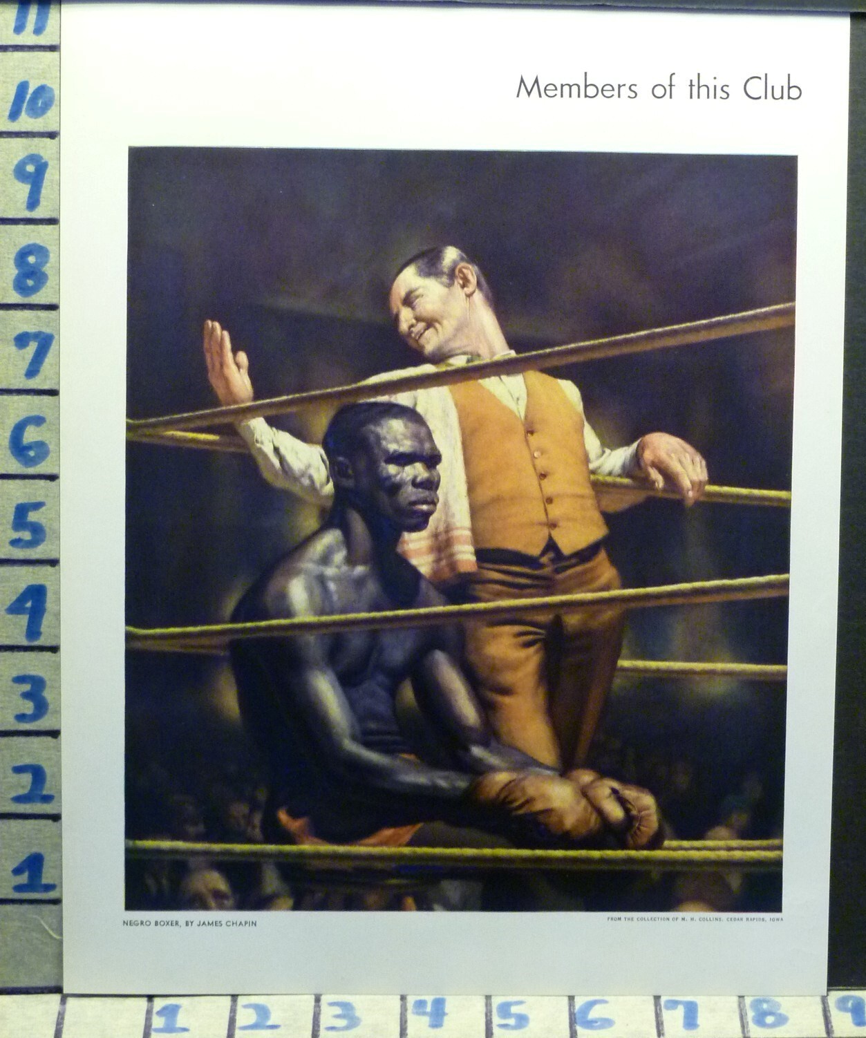 1933 JAMES CHAPIN BOXING SPORT RING MATCH AFRICAN AMERICAN J98 | eBay