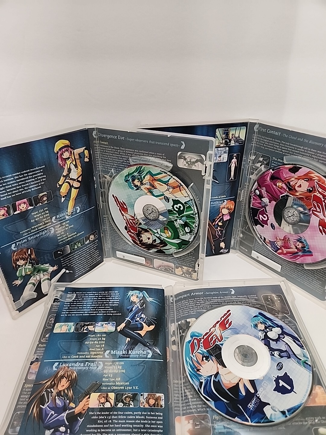 Divergence Eve - Collection (DVD, 2006, 3-Disc Set) for sale online | eBay