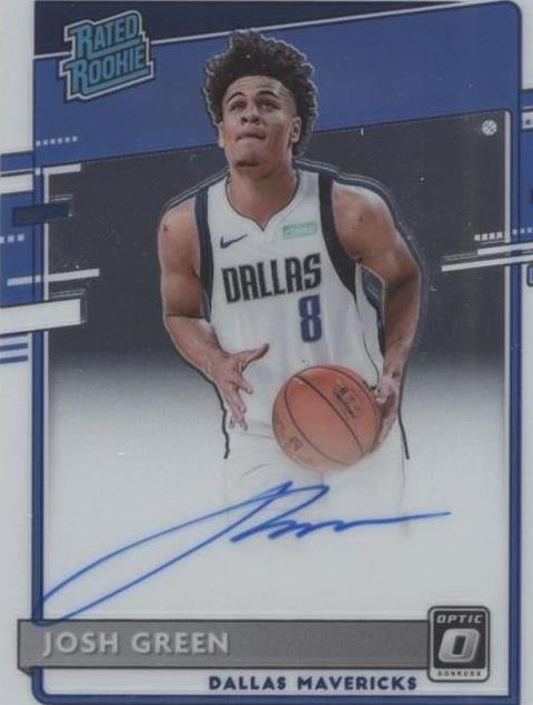 2020-21 Panini Donruss Optic - Rated Rookie Josh Green #168 Signatures ...