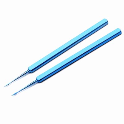 titanium FOREIGN BODY NEEDLE straight and curved ophthalmic ENT Plastic ...