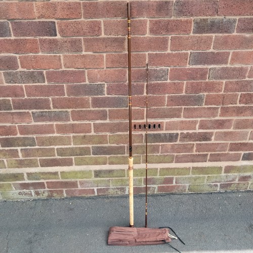 Vintage Henry W Aiken London Ltd Super Flex Feeder Fishing Rod 9ft ...