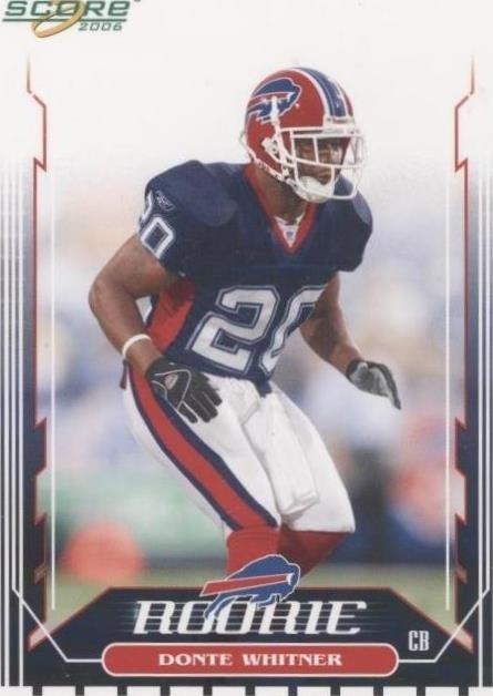 2006 Score - Rookie Donte Whitner #433 (RC) for sale online | eBay