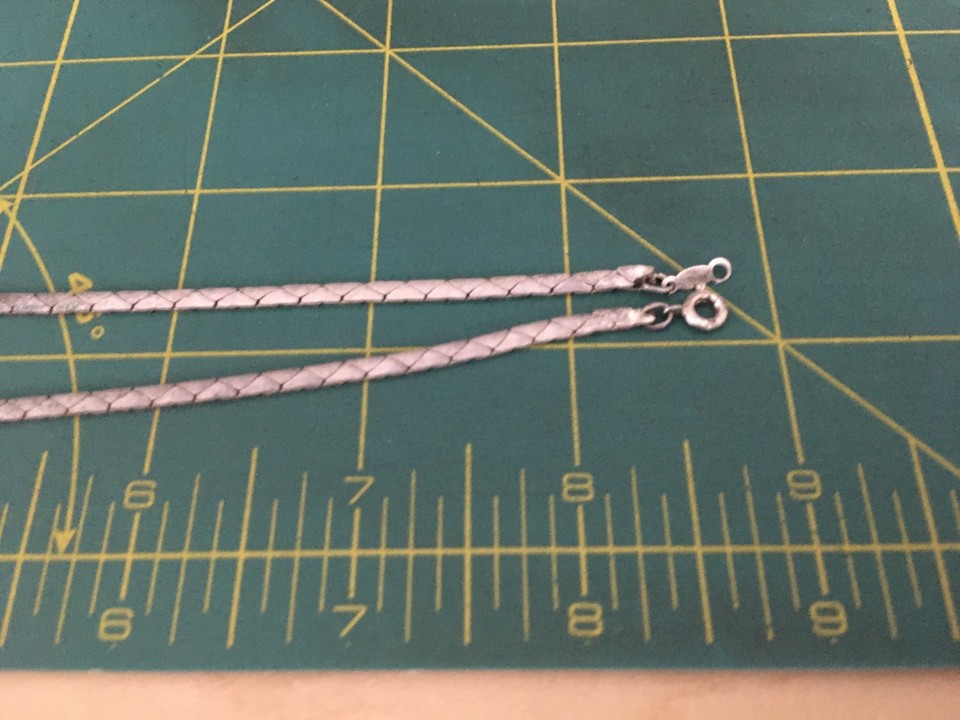 12g Vtg Necklace MARKED PPC 925 STERLING SILVER Chain Jewelry lot y | eBay