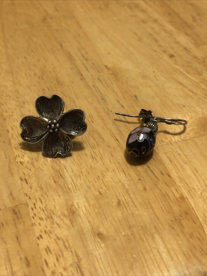 20 grams Mix Lot Scrap Sterling Silver Rings earrings, bracelets misc ...