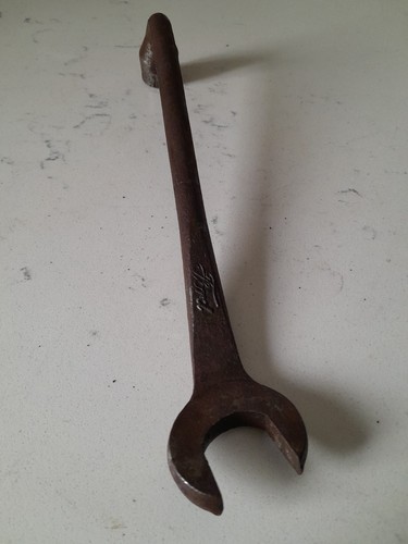 Antique Ford Script Logo Wrench Model T Tool Kit T-5893 Head Nut Wrench ...